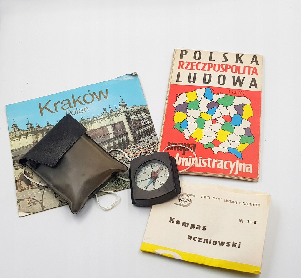 Sprzedam zestaw Prl.Kompas mapa PRL. - 13756131670 - oficjalne archiwum ...