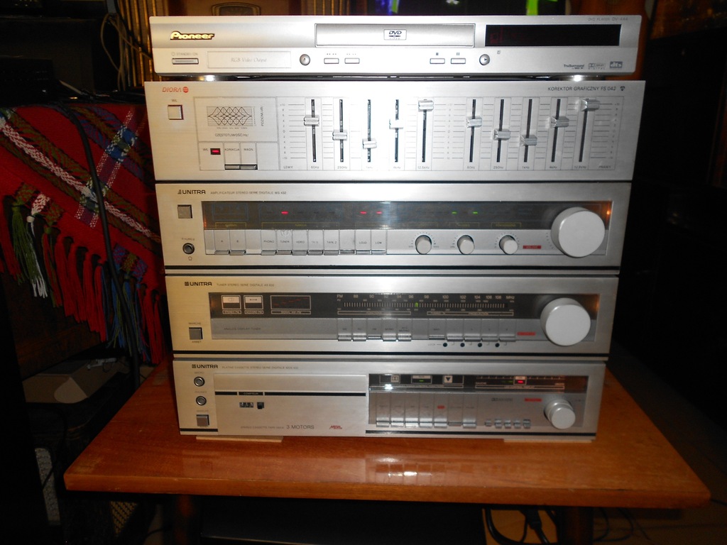 WIEŻA UNITRA STEREO HI-FI PRL - 9991227358 - oficjalne archiwum Allegro