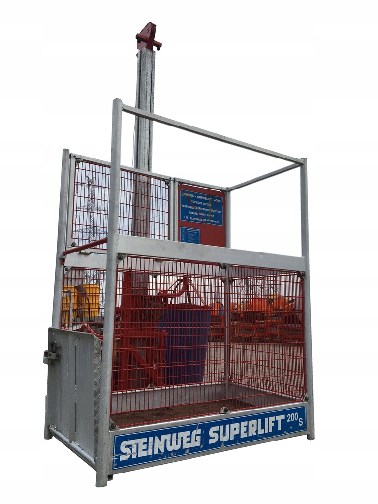 Winda budowlana STEINWEG 16m podnośnik koszowy 230 - 12955608126 ...