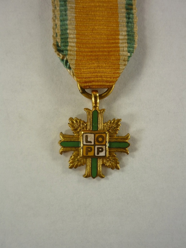 LOPP - miniaturka - złota - II RP - oryginał - 14916908018 - oficjalne ...