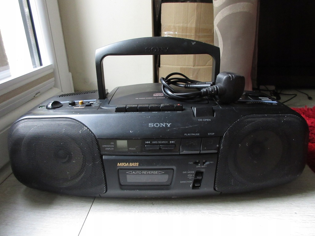 RADIOMAGNETOFON CD SONY CFD-17 DZIAŁA ALE..REAL FOTO - 15568892285 ...