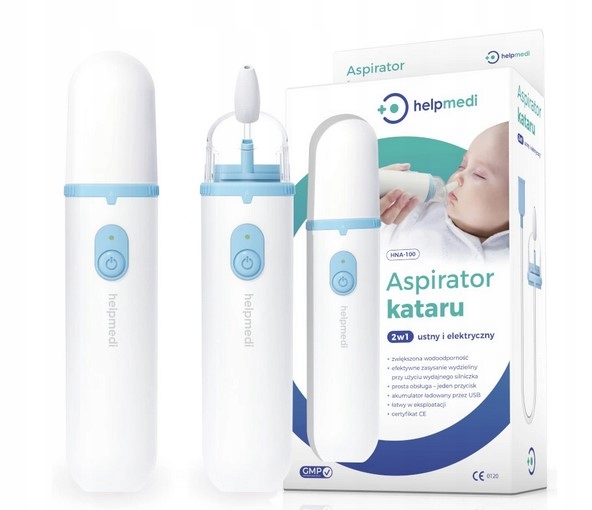 Helpmedi HNA-100 Aspiartor Elektryczny Do Nosa 2w1 - 9616252498 ...