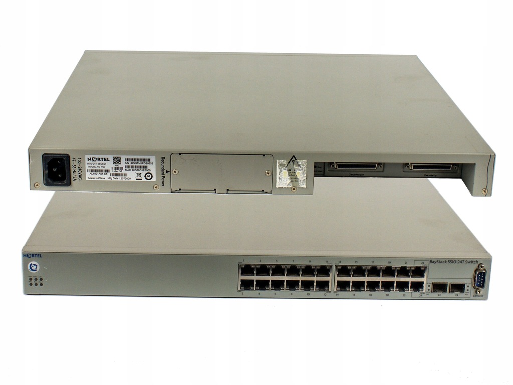 Nortel 5510-24T 24 x 10/100/1000 2xSFP AL1001A04-E - 7251234256 ...