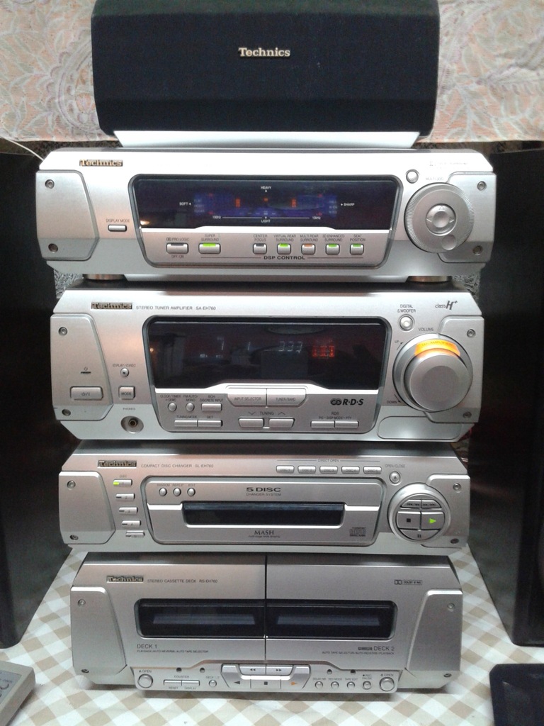 wieża HI-FI TECHNICS SC- EH 760 KINO DOMOWE 5 CD - 9029097103 ...