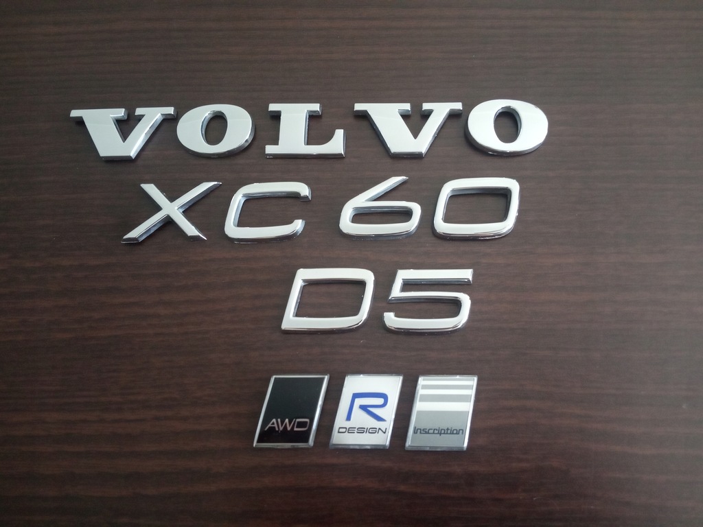 EMBLEMAT VOLVO XC60 XC 60 TYŁ ORYGINAŁ ŁADNY - 12294081080 - oficjalne ...