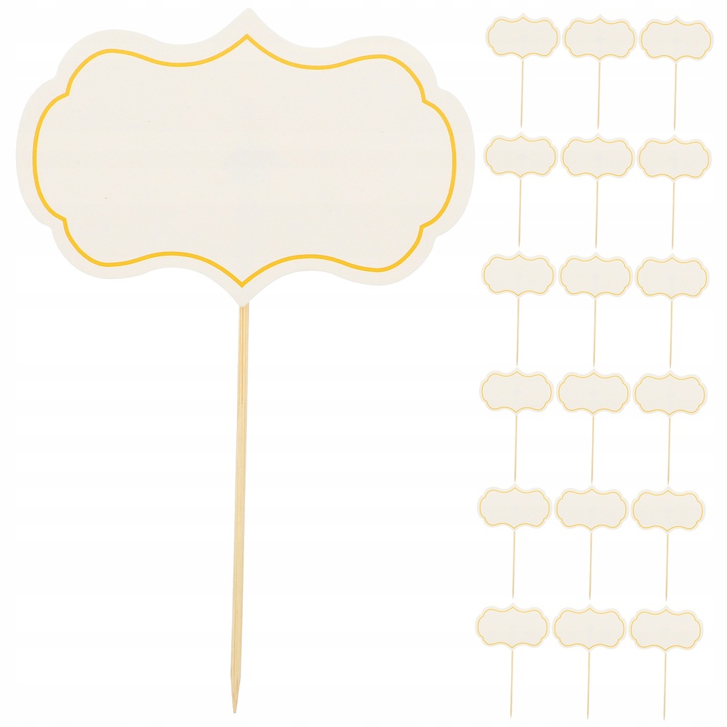 Food Name Tags Buffet Label Insert Props 24 Pcs - 14279148656 ...