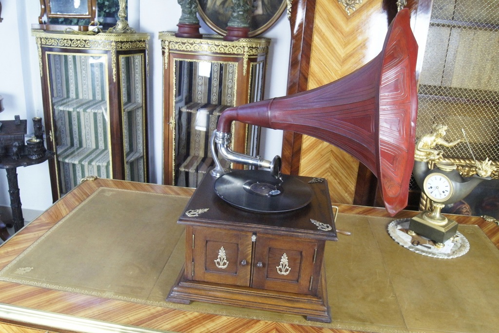 Oryginalny patefon Z początku XX wieku - 13205019504 - oficjalne ...