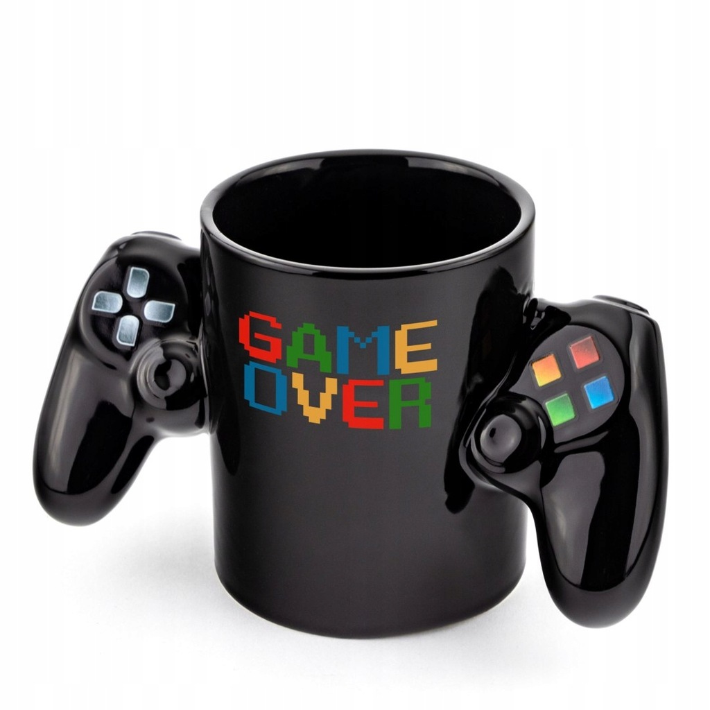 Kubek Gracza - Game Over - gamingowy - pad - kontroler - konsola FROSTER - 15506644394 ...