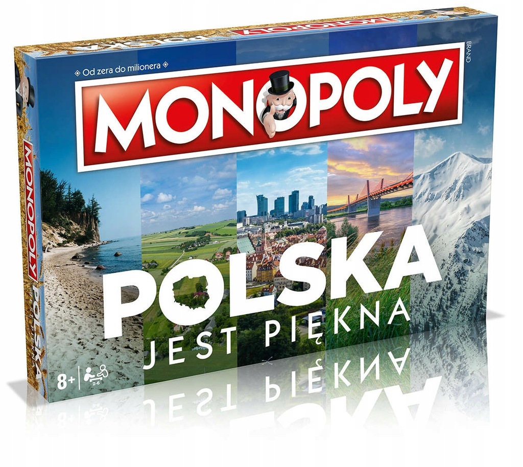 MONOPOLY EDYCJA POLSKA JEST PIĘKNA GRA PLANSZOWA - 11552662856 ...