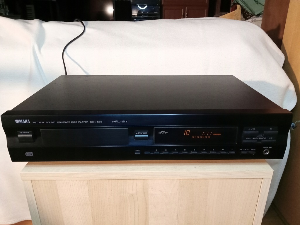 Odtwarzacz CD Yamaha CDX-593 czarny - 13003107372 - oficjalne archiwum Allegro