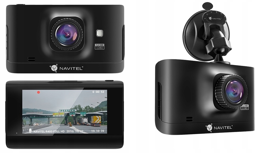 NAVITEL R400 DVR REJESTRATOR JAZDY VIDEO FULL HD - 8293050698 ...