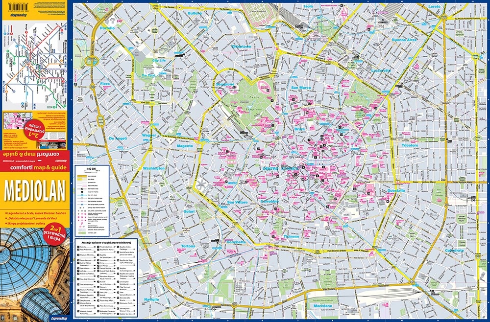 Mediolan map&guide (PL) (laminat) 2020 - 12504946238 - oficjalne ...