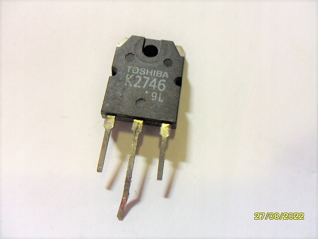 Tranzystor K2746 (2SK2746) TO-3P N-MOSFET 7A 800V - 12603868188 ...