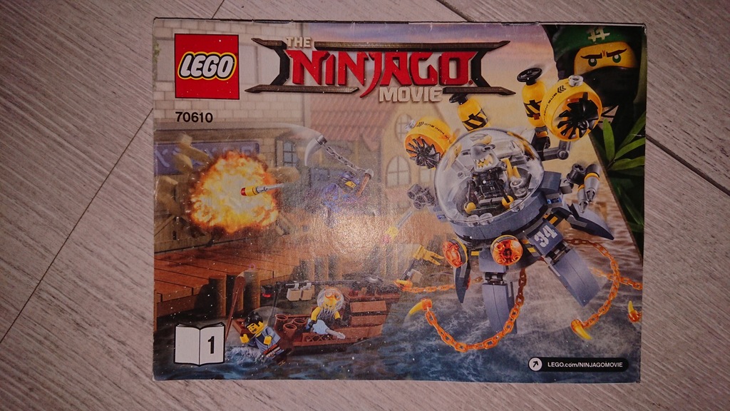 Lego 70610 Ninjago Flying Jelly Sub instrukcja - 12609572084 ...