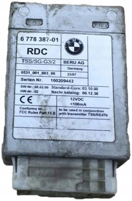 MODUŁ STEROWNIK RDC BMW E60 E61 KOMBI 6778387 - 11664662955 - oficjalne ...