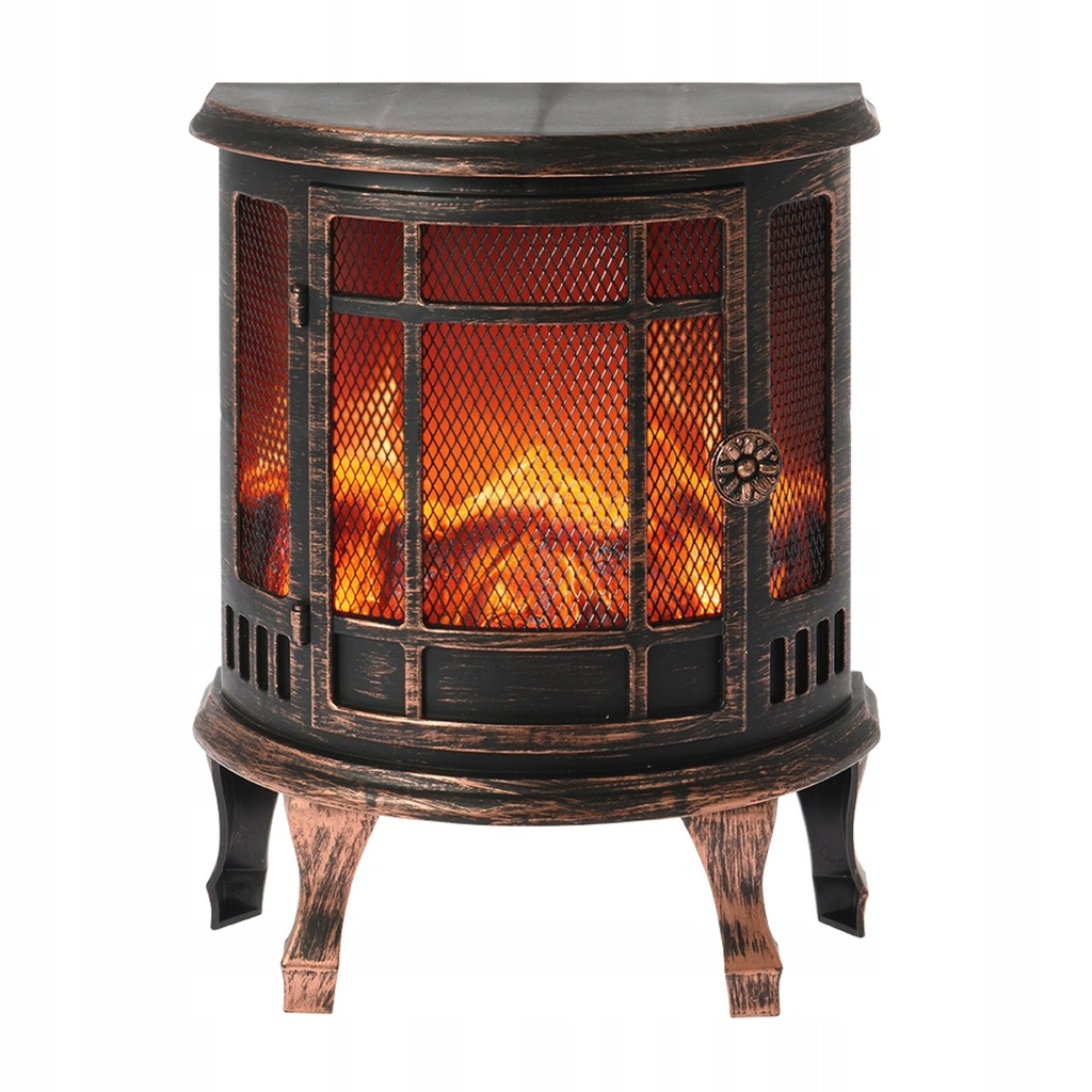 Kominek wolnostojący LED na nóżkach RETRO timer - 12575966529 ...