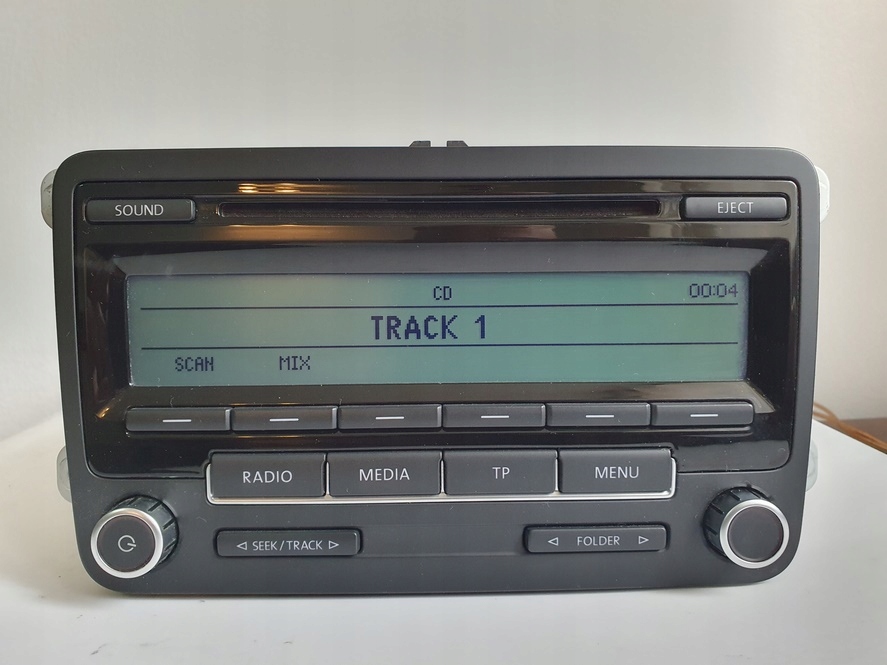 RADIO rcd310 passat b7 golf 6 touran caddy t5 polo - 13599004120 - oficjalne archiwum Allegro