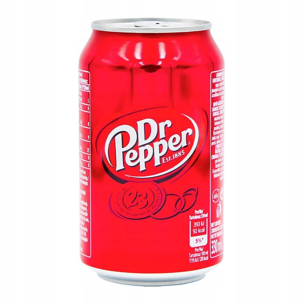 Napój gazowany DR PEPPER Regular puszka 330 ml - 11418008502 ...