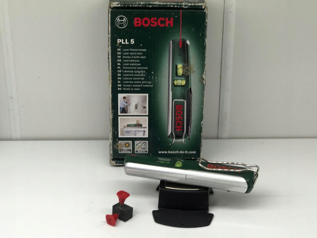 Poziomica laserowa BOSCH PLL 5 - 12263544018 - oficjalne archiwum Allegro