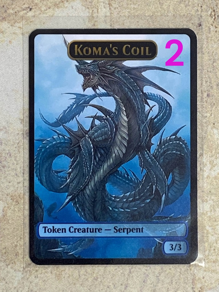 koma's coil proxy tokeny mtg koma, cosmos serpent - 13035249154 ...