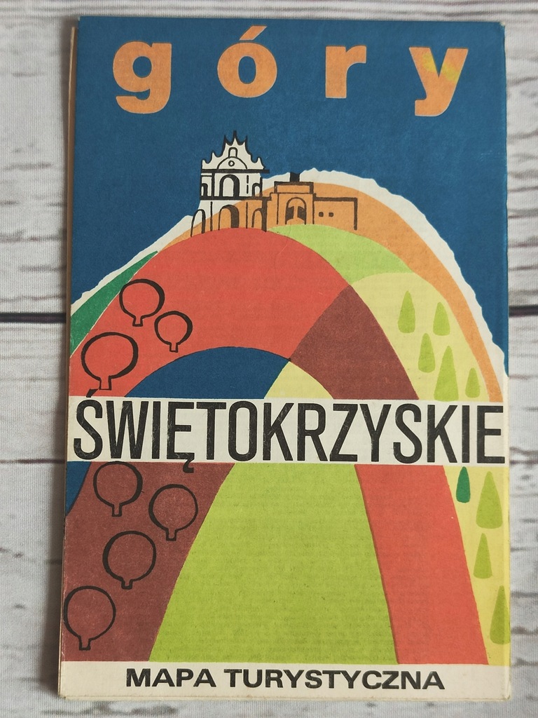 Mapa turystyczna GÓRY ŚWIĘTOKRZYSKIE 1975 PRL - 12048516275 - oficjalne ...