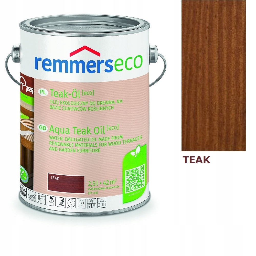 TEAK-Ol ECO REMMERS Olej Do Tarasów Teak 5 l - 8892821279 - oficjalne ...
