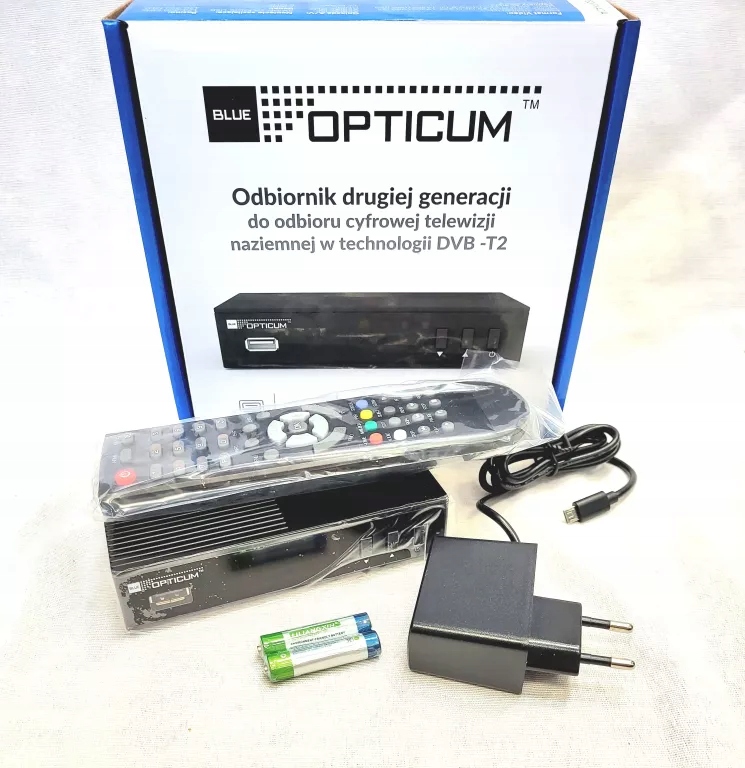 DEKODER OPTICUM BLUE R265 LITE DVB-T2/HEVC/H.265 - 12175087296 ...