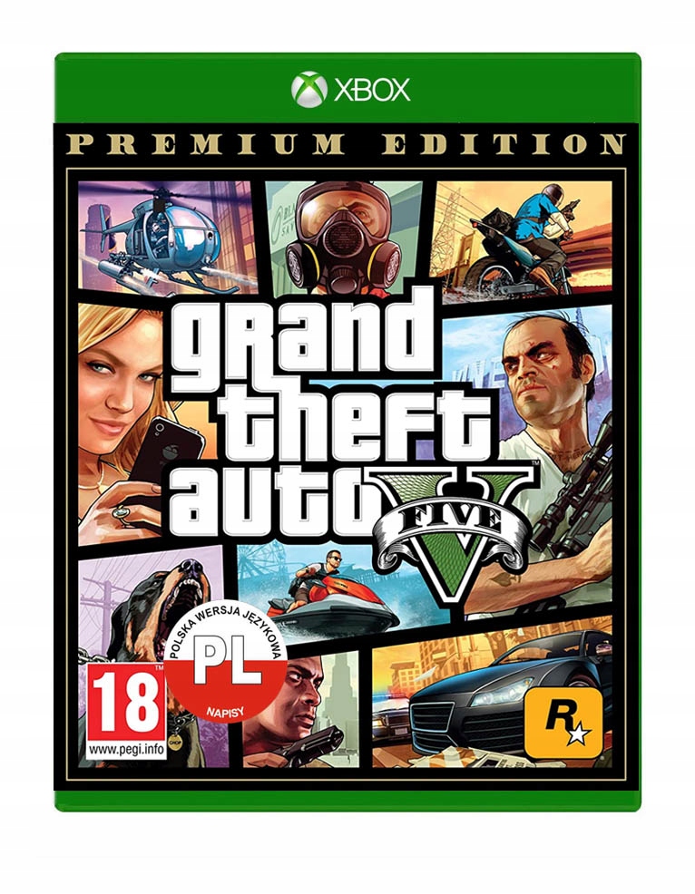 Купить GTA 5 / GRAND THEFT AUTO V PREMIUM XBOX ONE / PL: отзывы, фото и ...