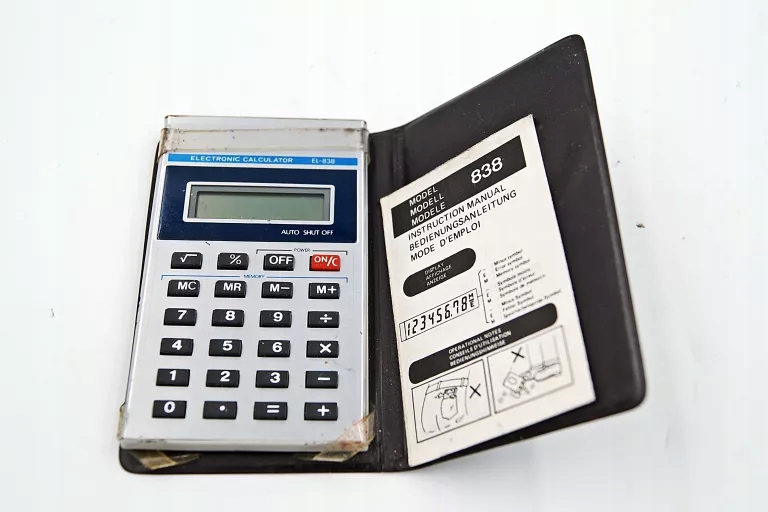 KALKULATOR PRL SHARP ELSI MATE EL-838 - 14419216438 - oficjalne archiwum Allegro