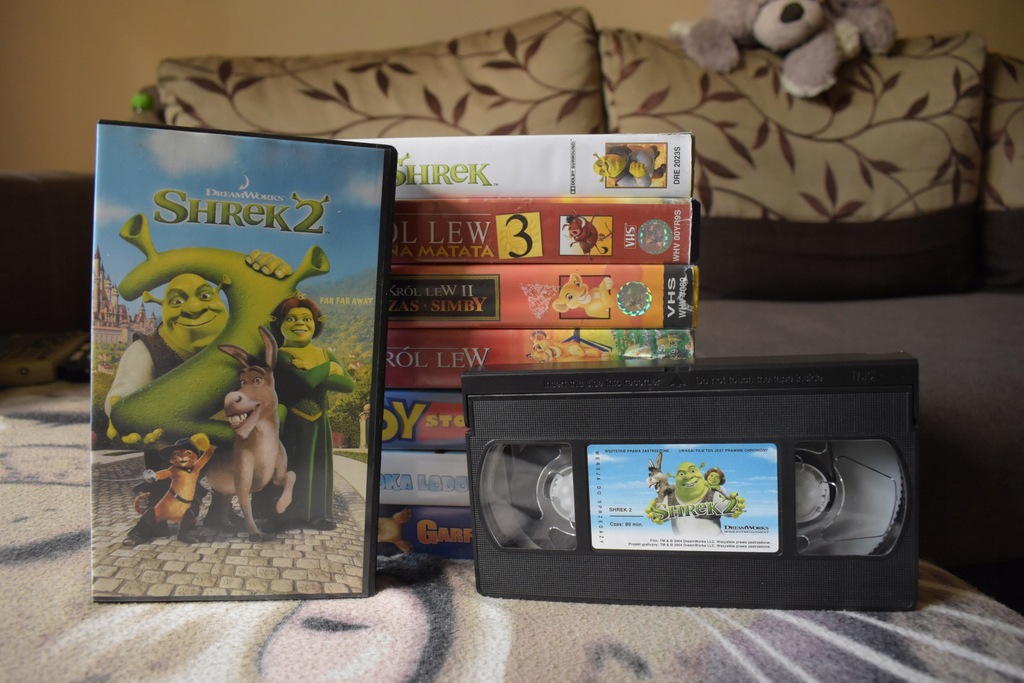 "Shrek 2" – DreamWorks – VHS - 12399823042 - oficjalne archiwum Allegro