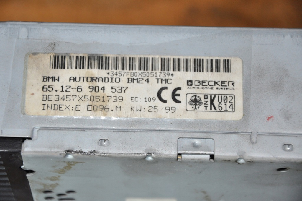 BMW E38 E39 E53 RADIO BM24 BECKERS - 12326639338 - oficjalne archiwum ...