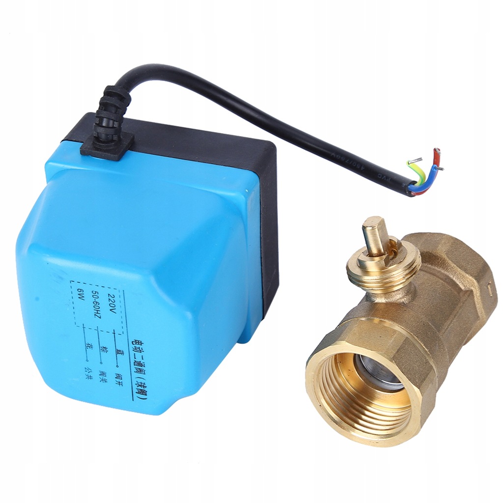 ELEKTROZAWÓR KULOWY 1cal 220V DN25 siłownik - 13336494683 - oficjalne ...