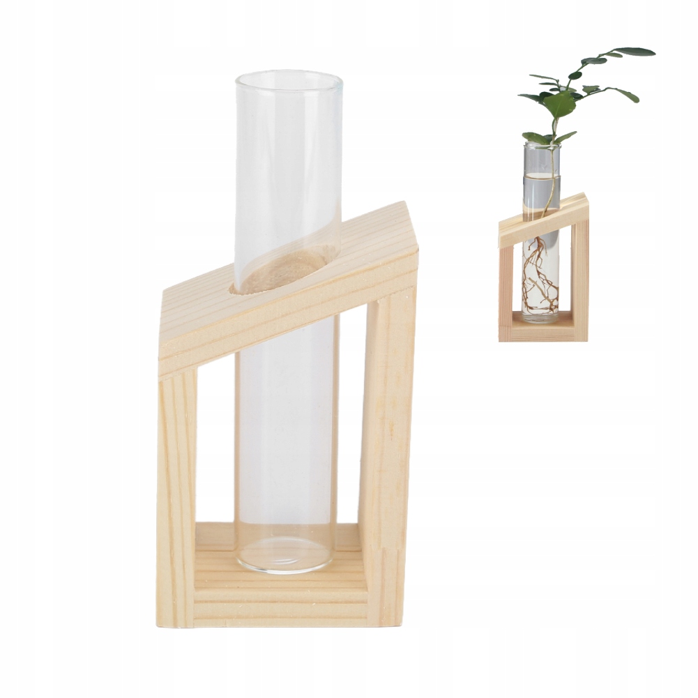 PROBÓWKA WAZON NA ROŚLINY PROSTA RURKA SZKLANY - 13617355896 ...