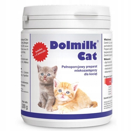 DOLFOS DOLMILK CAT mleko dla kociąt 200g - 8917810464 - oficjalne archiwum Allegro