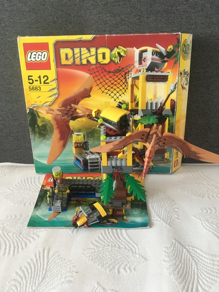 Lego 5883 Dino Wieża Pteranodora Dżungla Jurrasic - 7893176287 ...