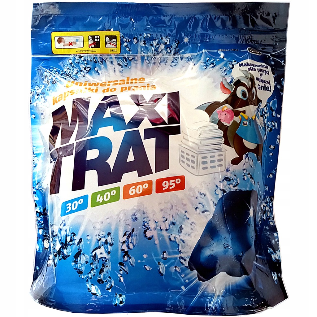 Uniwersalne kapsułki do prania MAXI TRAT 20szt - 13228098511 ...