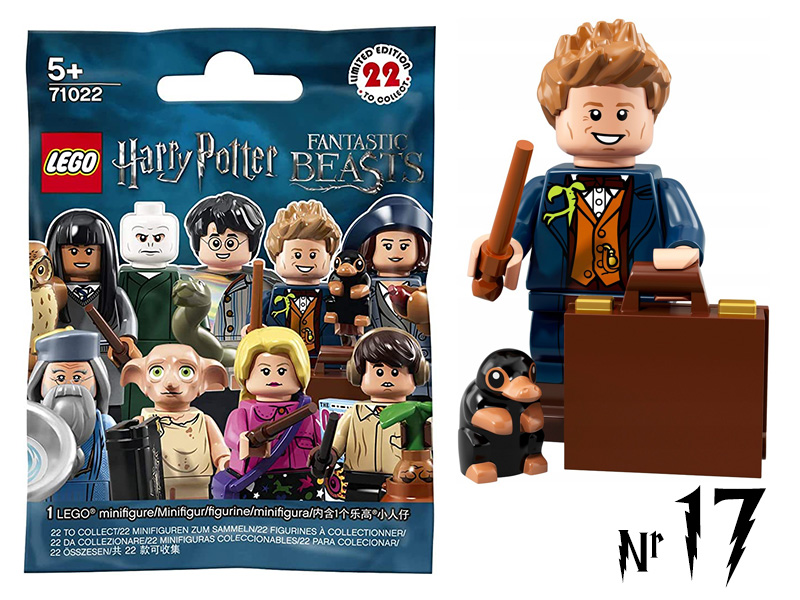 LEGO 71022 HARRY POTTER NR 17 NEWT SCAMANDER NOWY - 13719544958 ...