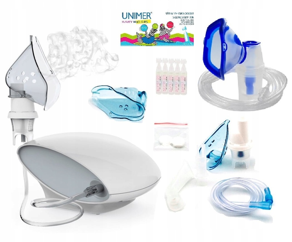 Inhalator MEDYCZNY EMED CICHY ZESTAW DLA NIEMOWLĄT - 8527189064 ...