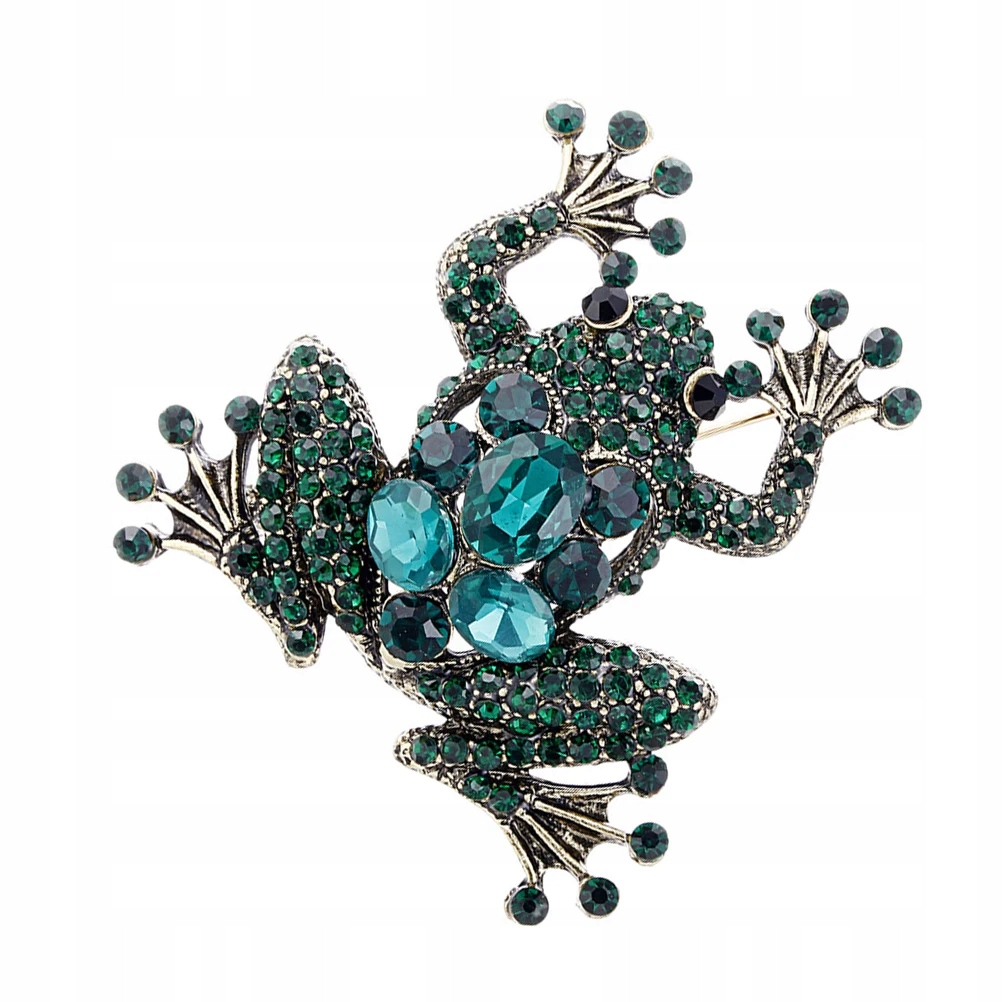 Crystal Lapel Pin Frog Shiny Brooch - 13698070507 - oficjalne archiwum ...
