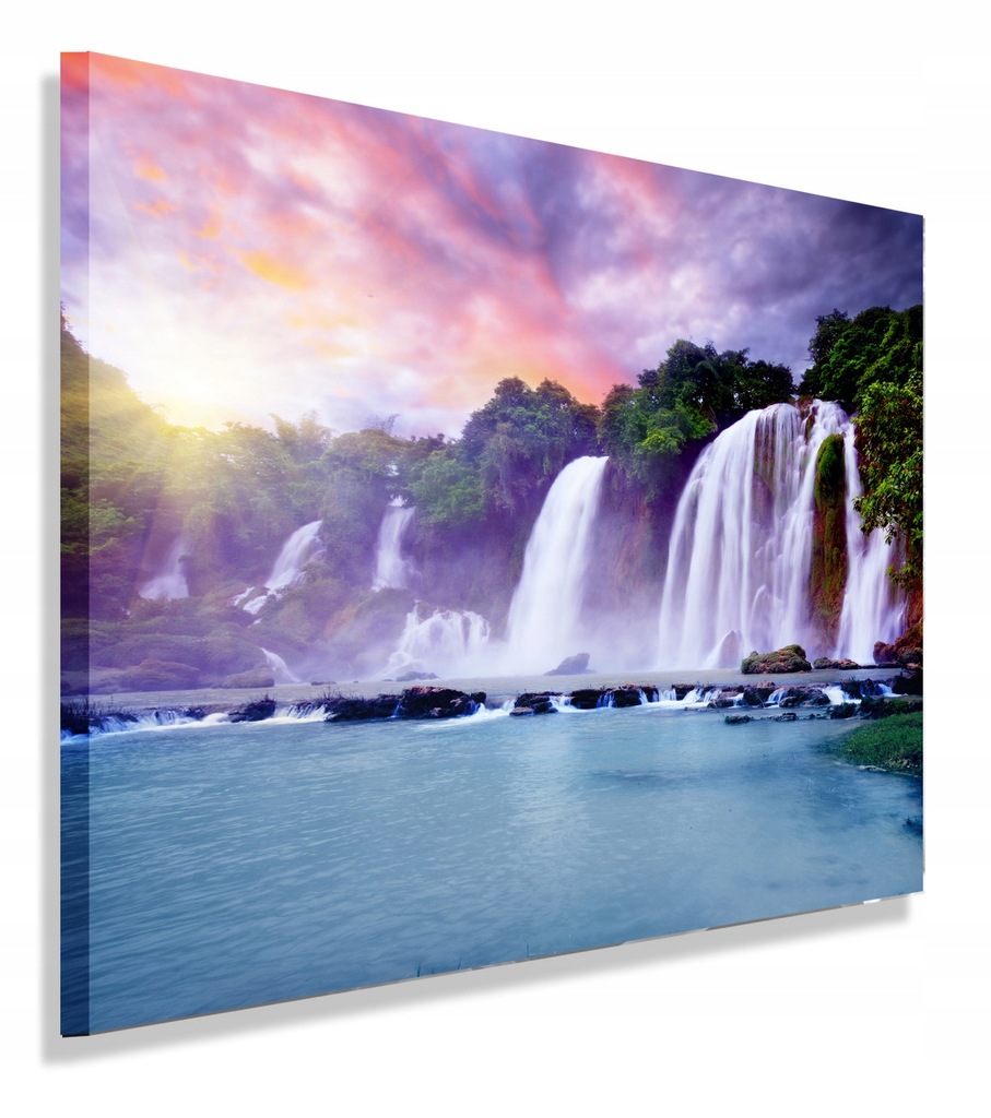 OBRAZ WODOSPAD WATERFALL OBRAZY CANVAS 50x50 - 12797430300 - oficjalne ...
