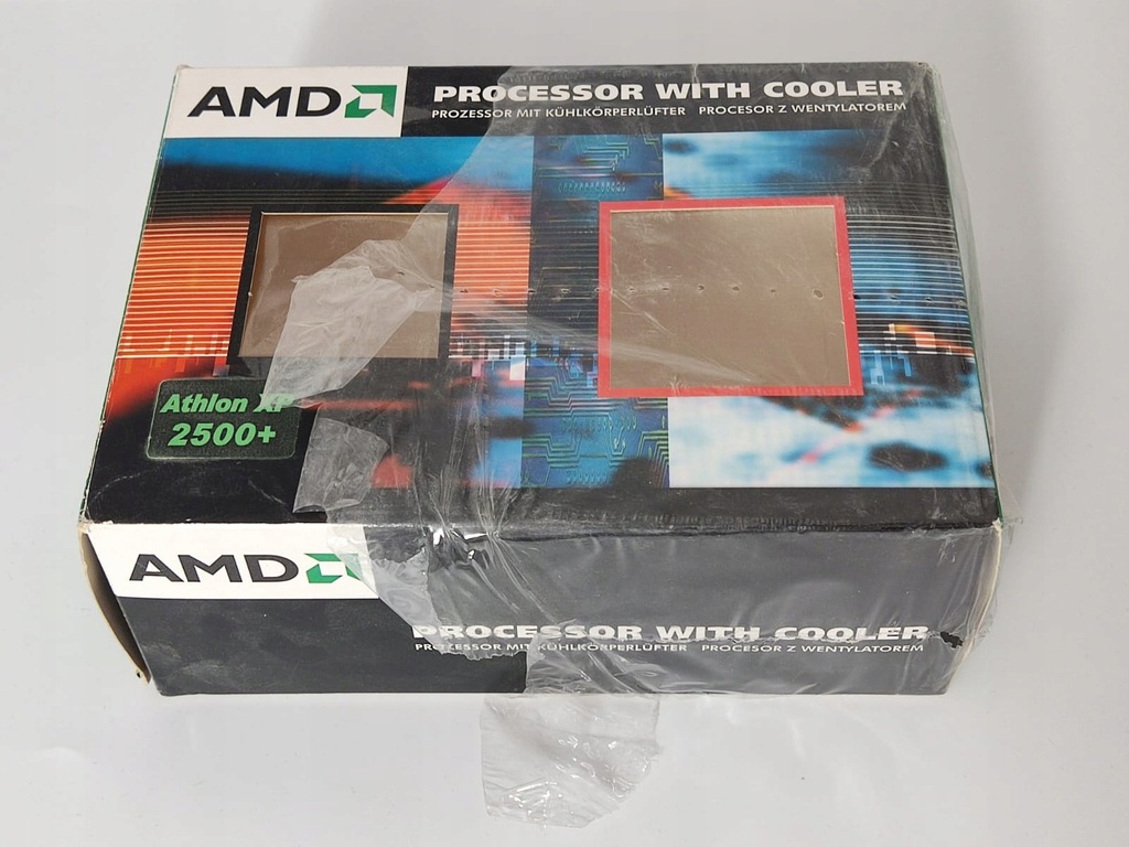 AMD Athlon XP Barton 2500 samo pudełko BOX - 14088519603 - oficjalne archiwum Allegro