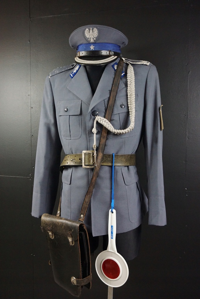 Mundur MO Milicja Obywatelska czapka raportówka - 13521759772 ...