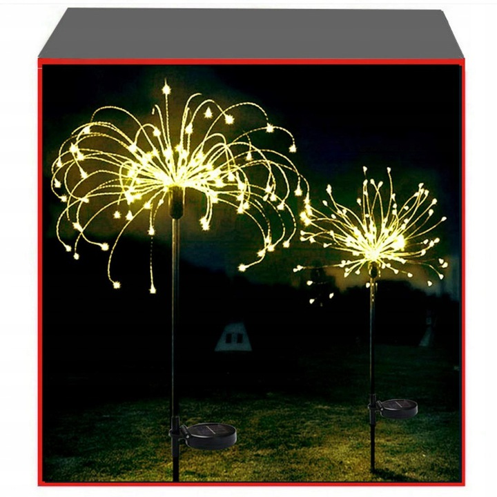 LAMPA SOLARNA OGRODOWA Dmuchawiec 120 ledów - 11999545194 - oficjalne archiwum Allegro