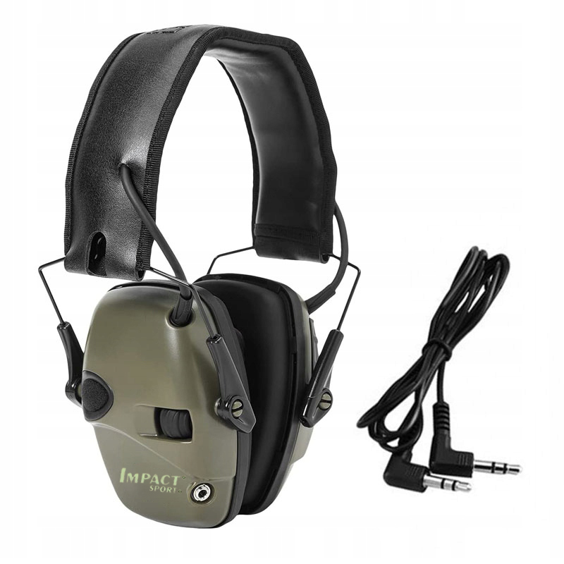 Ochronniki słuchu Słuchawki Aktywne Zielony - 12719818289 - oficjalne archiwum Allegro