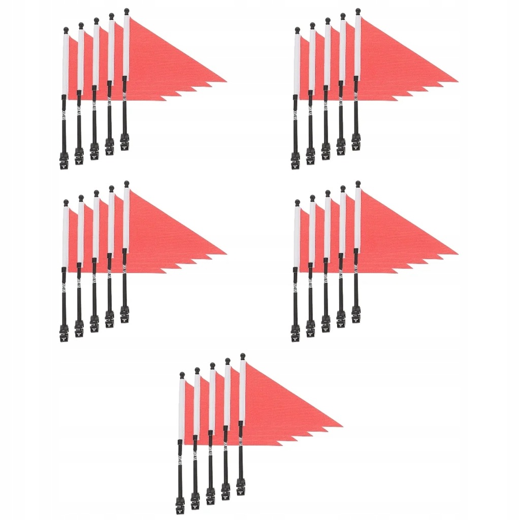 Bicycle Flag Safety Flags Handle 25 Sets - 13795553036 - oficjalne ...