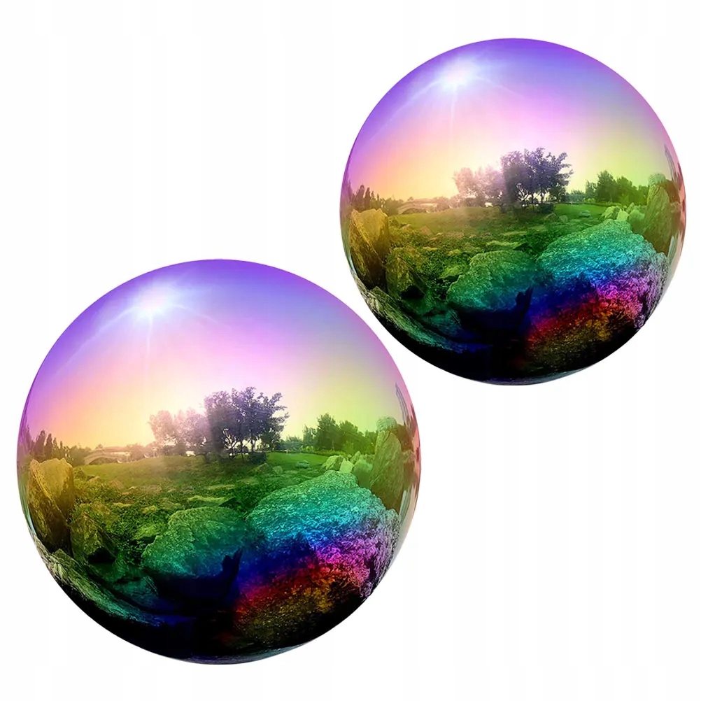 Garden Gazing Ball Reflector 2 Pcs - 13788999356 - oficjalne archiwum ...