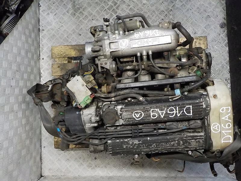HONDA CIVIC IV SILNIK KOMPLETNY SWAP 1.6 16V D16A9 - 7617440543 ...