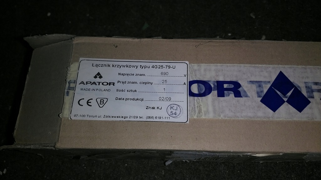 APATOR Przełącznik krzywkowy 1-0-2 8P 25A 4g25-79U - 11667556980 - oficjalne archiwum Allegro