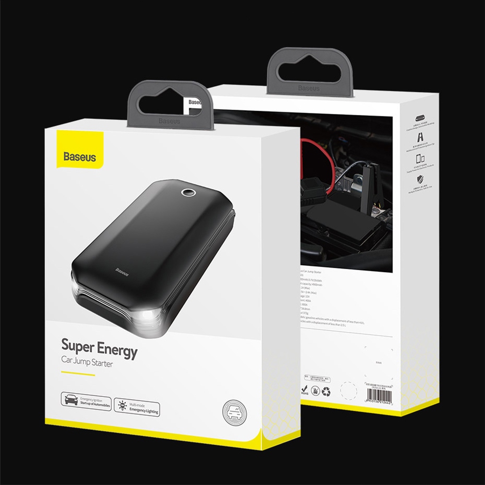 BASEUS POWERBANK BOOSTER STARTER AKUMULATORA AUTA - 11754075139 ...