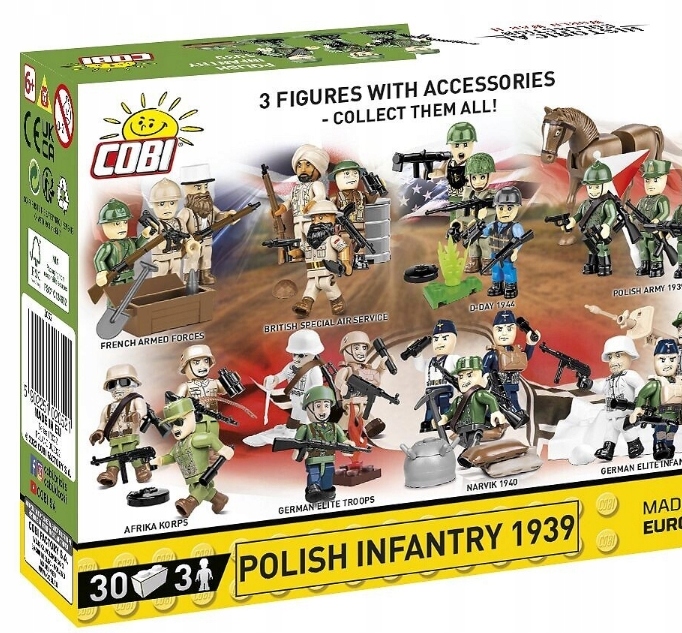 COBI 2052 Figurki Polish Infantry 1939 Wojsko Pols - 12250024372 ...